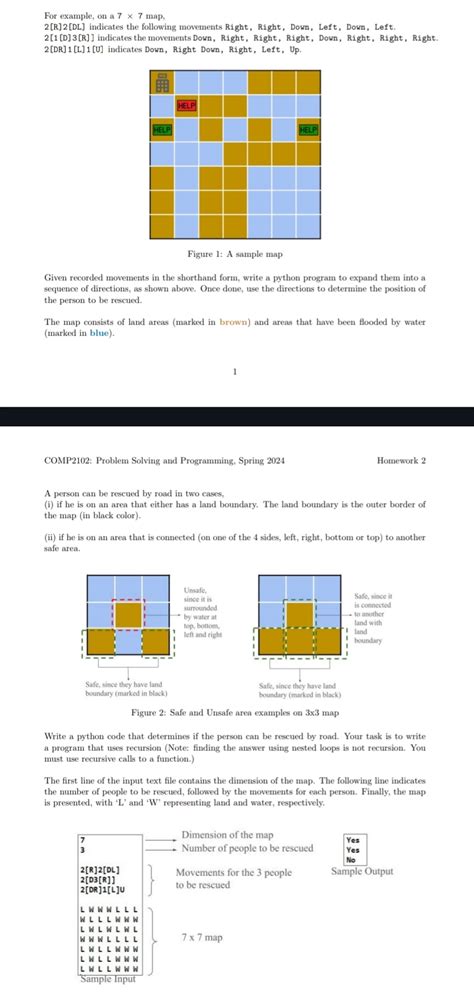Solved For Example On A Map R DL Indicates The Chegg