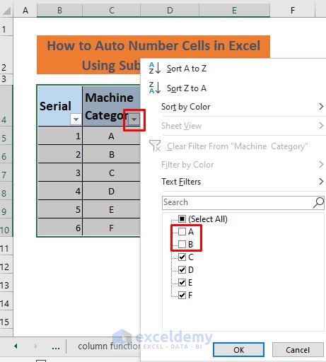 How To Auto Number Cells In Excel 10 Methods ExcelDemy