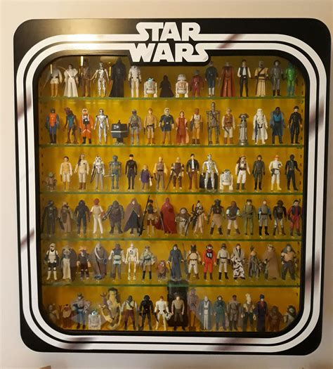 Star Wars Action Figure Display Case 32 X 35 X 3 Action Figure Cabinets