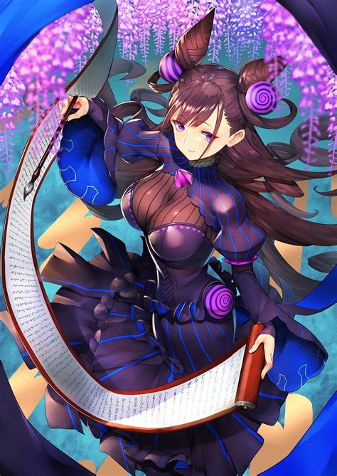 Murasaki Shikibu Fategrand Order Dark Hair Fan Art Fate Series