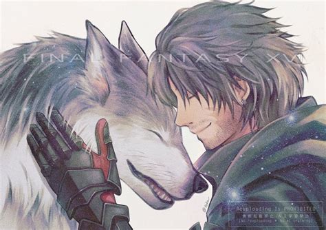 Clive Rosfield And Torgal Final Fantasy And 1 More Drawn By Quichi91