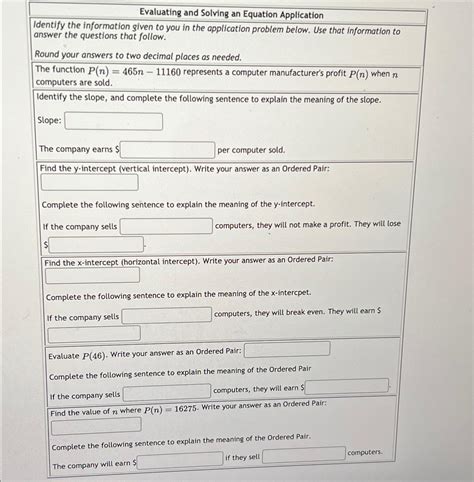 Solved Evaluating And Solving An Equation Chegg
