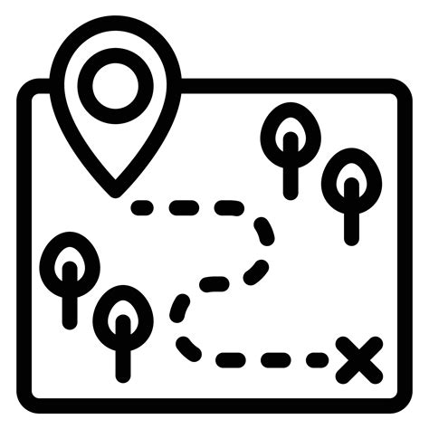 Simple Map Vector Icon Editable 48 Pixel 6998893 Vector Art At Vecteezy