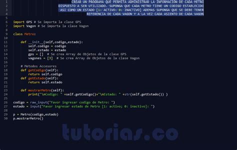 Poo Python Clase Metro