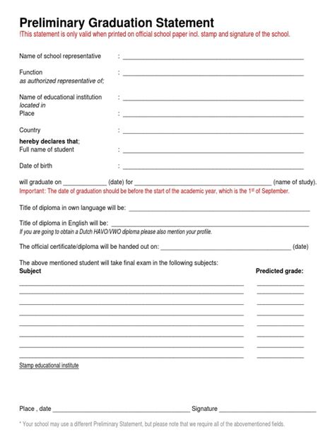Preliminary Graduation Statement2019 Pdf Qualifications Preliminary Graduation Statement2019 Pdf Qualifications