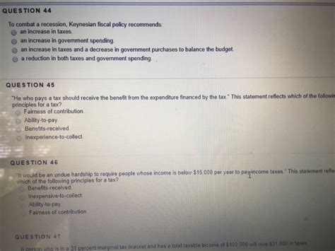 Solved Question 41 If Your Income Increases From 40000 To