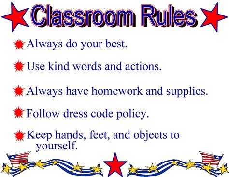 Student Rules In Classroom At Patrick Oala Rarua Blog