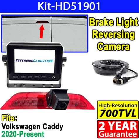 2020 Volkswagen Caddy Reverse Camera System With 5 Inch Display