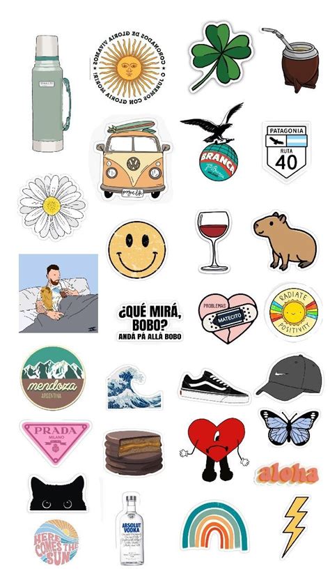 Planchas De Stickers Para Imprimir