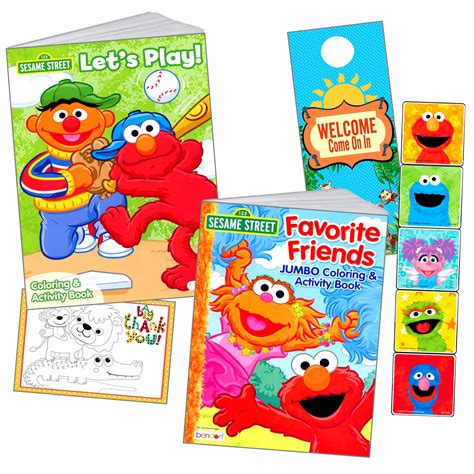 Sesame Street Coloring And Stickers Activity Set