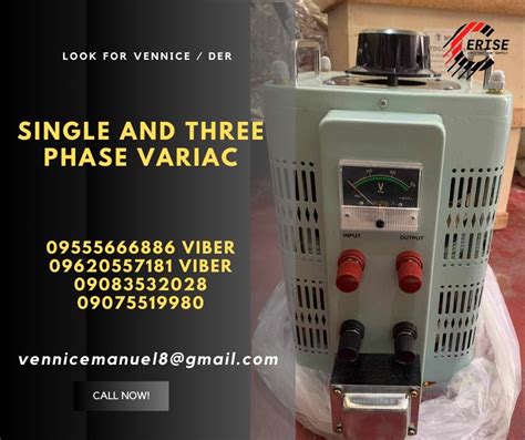 Single And Three Phase Variac Commercial And Industrial Construction