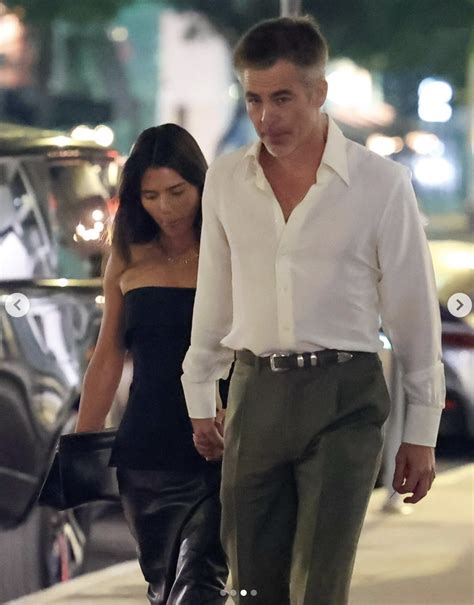 Chris Pine And Keana Sky Wenger Hold Hands During A Night Out With