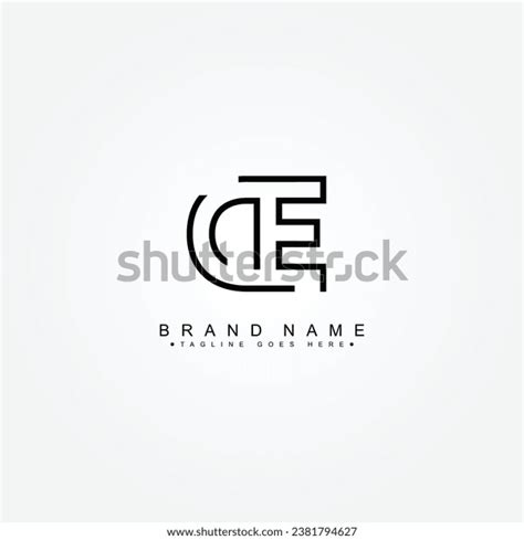 Creative Logo Initials De Monogram Style Stock Vector Royalty Free 2381794627 Shutterstock