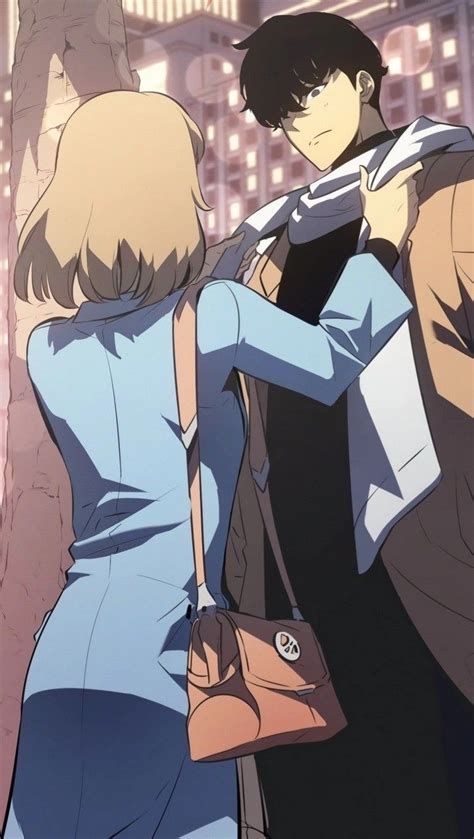 Cha Hae In And Sung Jin Woo Solo Leveling Em 2025 Casal Anime