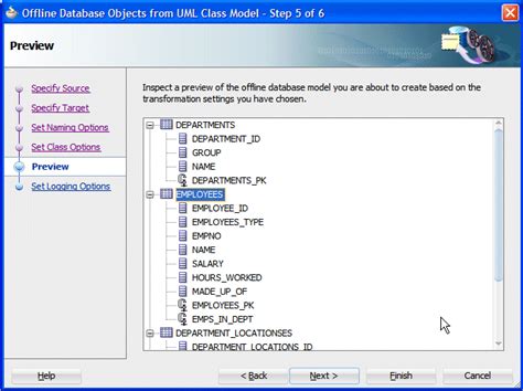 Oracle JDeveloper G Release Tutorials Using Logical Models In UML For Database Development