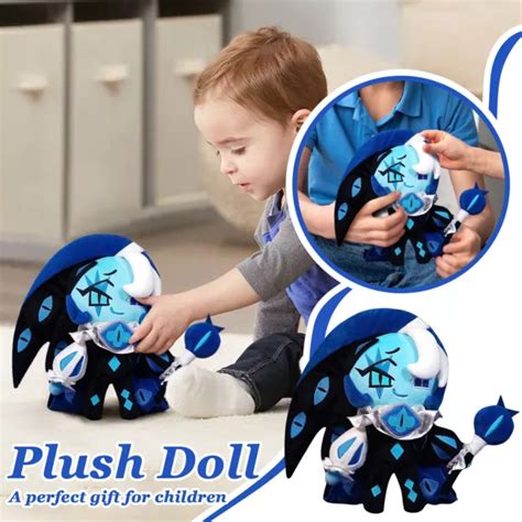 Shadow Milk Cookie Figure Plush Doll Cookie Run Kingdom Game