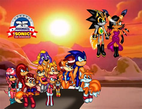 Sonics 25th Anniversary By Jayfoxfire On Deviantart