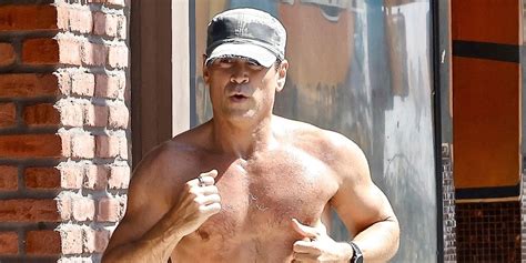 Colin Farrell Goes Shirtless For A Run In La After Venice Film Festival Appearance Colin
