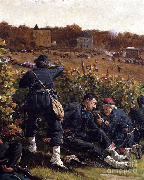 Battle Of Malmaison October By Etienne Prosper Berne Bellecourdetail