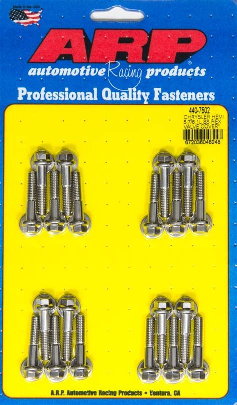 Arp Valve Cover Bolt Kit 6pt Mopar 5761l Hemi 440 7502