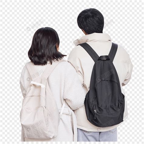 校园大学生情侣背影元素素材下载 正版素材402402269 摄图网