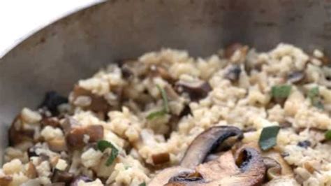 Savory Low Carb Mushroom Cauliflower Risotto Recipe