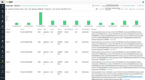 Three Ways To Debug Iis Web Server Failures Using Logs Site24x7 Blog