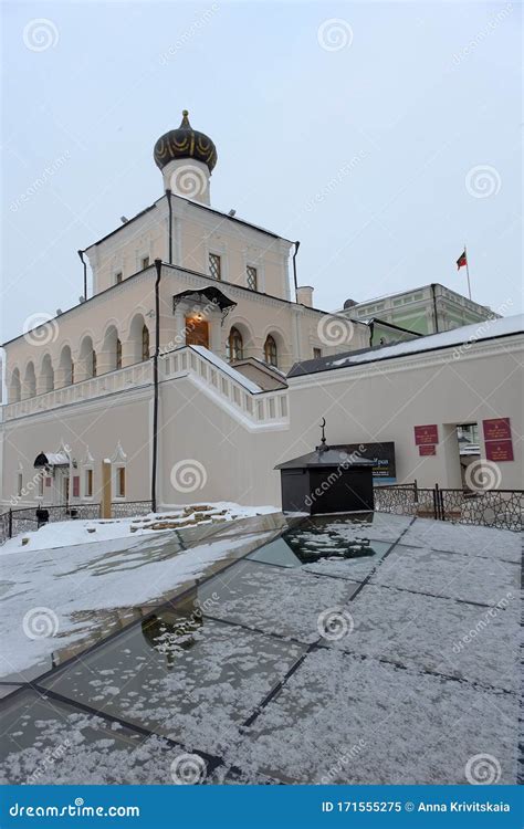 Kazan Winter Landscape Af The Kazan Kremlin Editorial Image Image Of