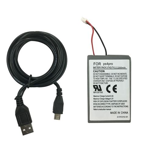 Battery For Ps4 Pro Controller 2000mah 3 7v Rechar Grandado