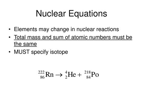 Ppt Chapter 4 Nuclear Chemistry The Heart Of Matter Powerpoint