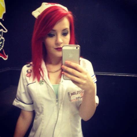 Redhead Nurse Takes A Selfie In Her Uniform Redhead Nurse Takes A Selfie In Her Uniform