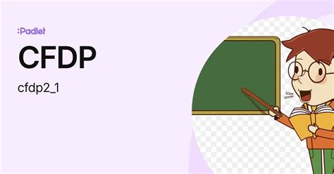 Cfdp Cfdp21 Profile Padlet