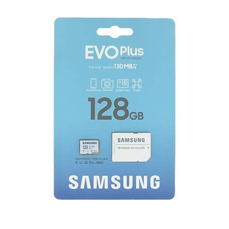 Купить карта памяти Samsung Evo Plus MicroSDXC 128Gb A2 V30 4K (с ...