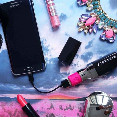 Lipstick Powerbank Phone Charger By Techbar Notonthehighstreet Com
