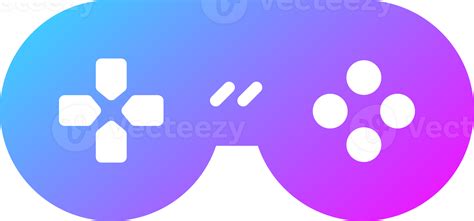 Joystick Icon In Gradient Colors Controller Signs Illustration