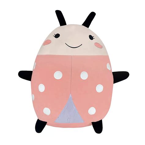 The Big One® Pink Ladybug Squishy Throw Pillow