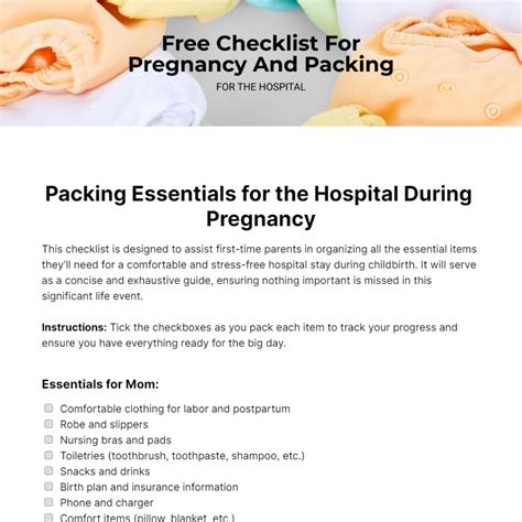 Free Pregnancy Templates To Edit Online