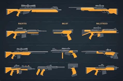 Premium Photo Ballistics Expert Vector Flat Style Precision