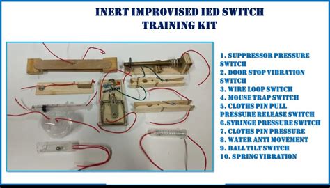 Inert Improvised Ied Switch Training Kit Kejo Limited Company