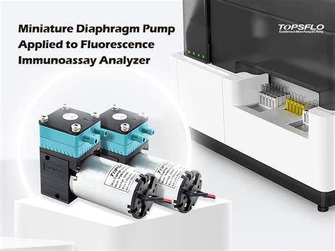 Topsflo Diaphragm Pump Applied To Fluorescence Immunoassay Analyzer