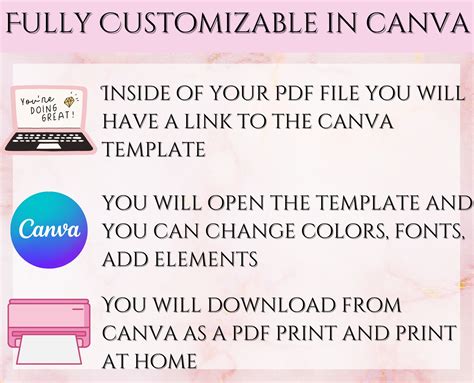 Editable Assignment Tracker Template Homeschool Daily Assignment