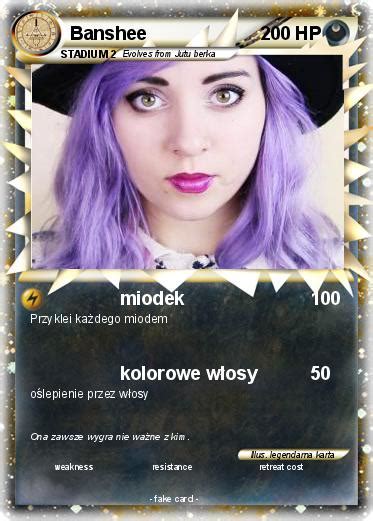 Pokémon Banshee 69 69 Miodek Twoja Własna Karta Pokemon