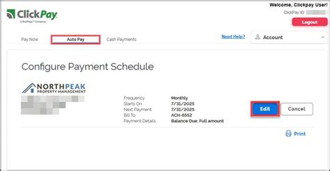 Clickpay Can I Edit Or Cancel My Automatic Payments
