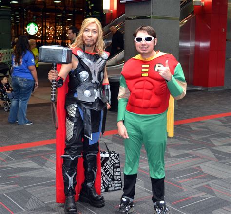 Ace Comic Con 2019 The Mighty Thor And Robin At Ace Comic Vinny Gragg Flickr