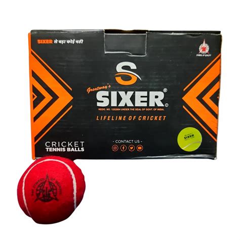 Rubber Red Sixer Cricket Ball At Rs 60 Piece In New Delhi Id