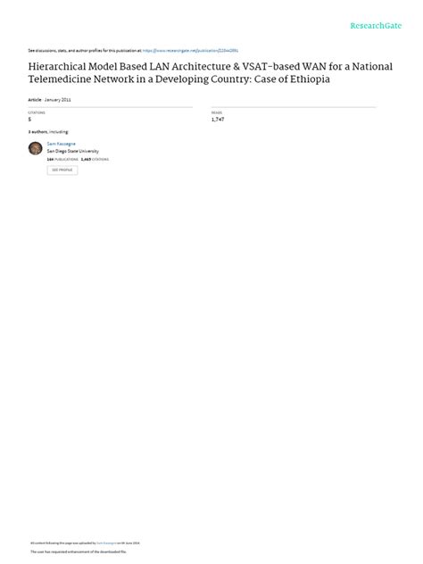 hierarchical model based lan architecture vsat bas pdf computer
