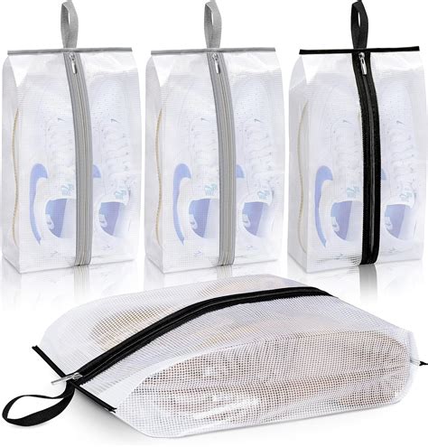 Misslo Waterproof Shoe Bags For Travel 4 Pack Xx Large