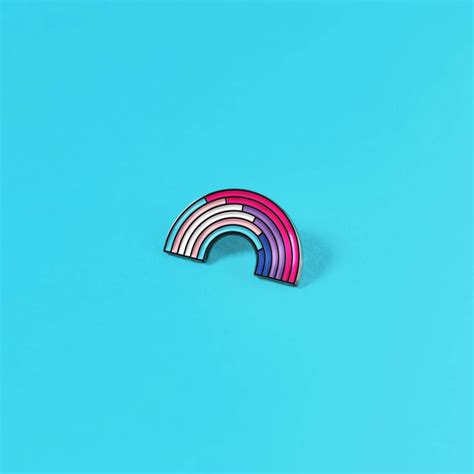 The Pin Prick The Trans Rainbow Enamel Pin Emisil
