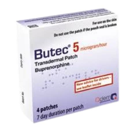 Butec 5mg Patch X 4 Mediglow Healthcare Ng
