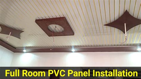 Simple Pvc Ceiling Design For Hall With Fan